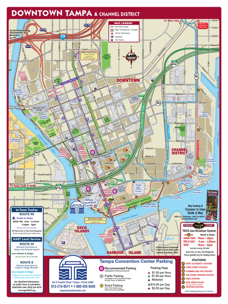 Downtown Tampa: & Channel District | Download Free PDF | Tampa | Leisure