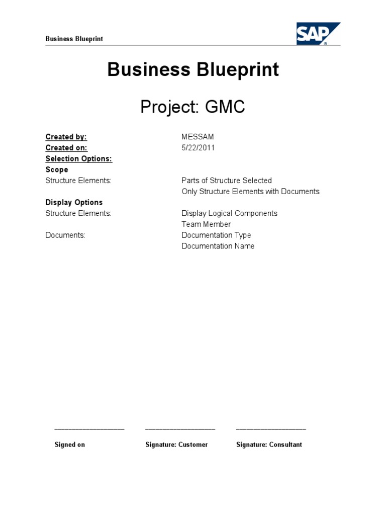 Sap Fi Business Blueprint Sample | PDF | Payments | Corporate Jargon