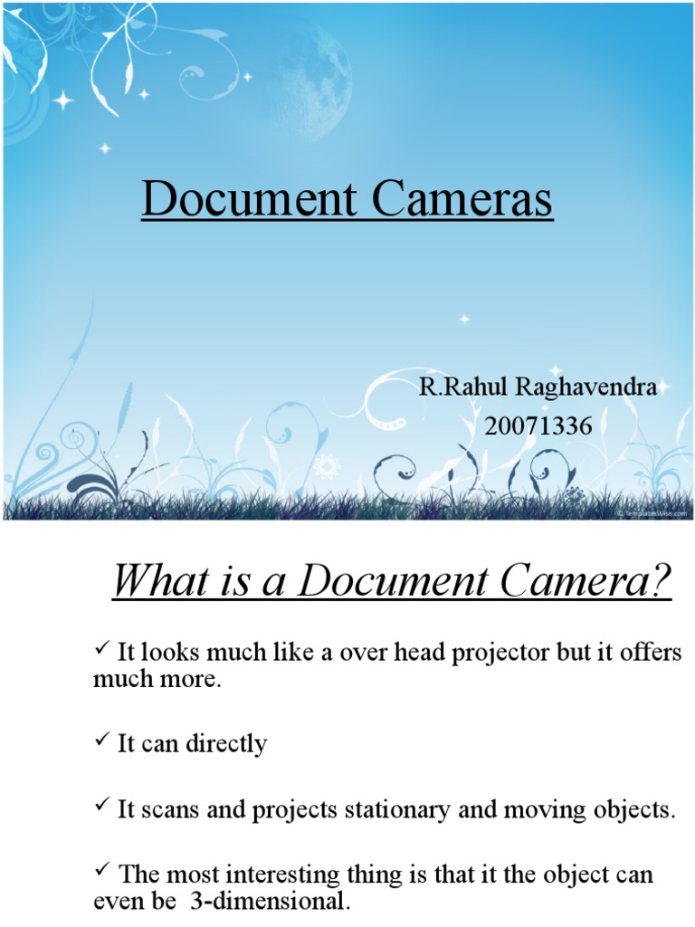 Document Camera | PDF | Display Resolution | Camera