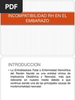 Incompatibilidad Rh: Diagnóstico y Tratamiento | PDF | Especialidades ...