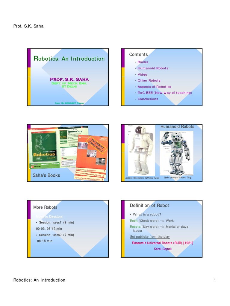 Robotics for Engineering Students | PDF | Robot | Robotics