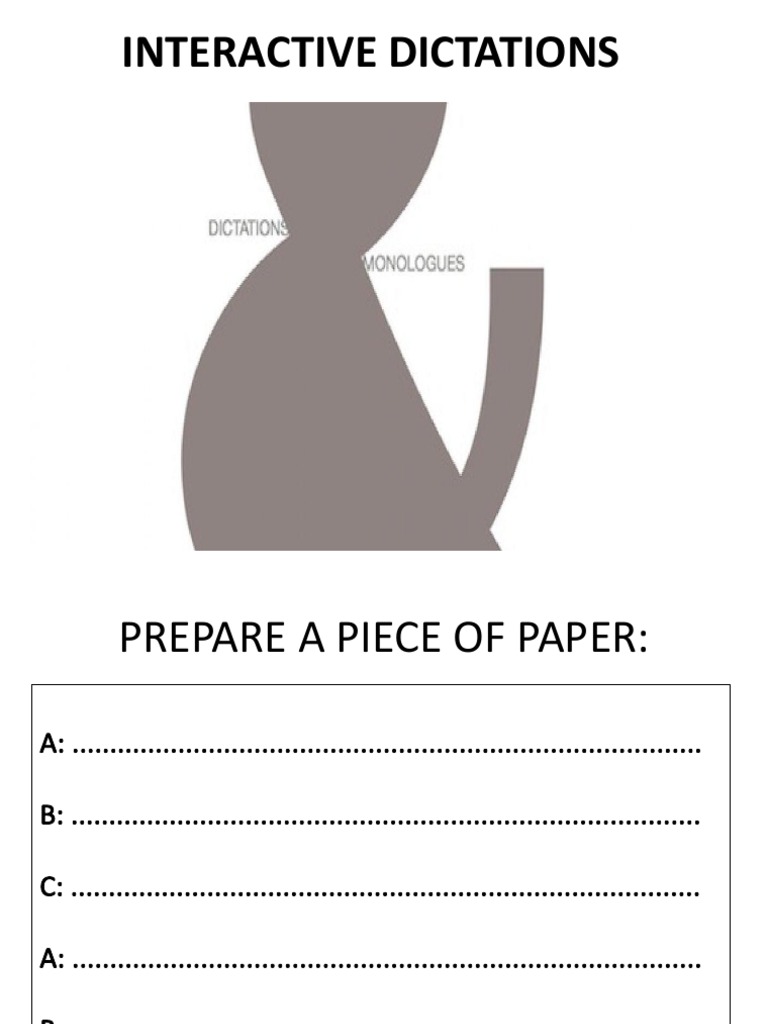 Interactive Dictations | PDF | Communication | Semiotics
