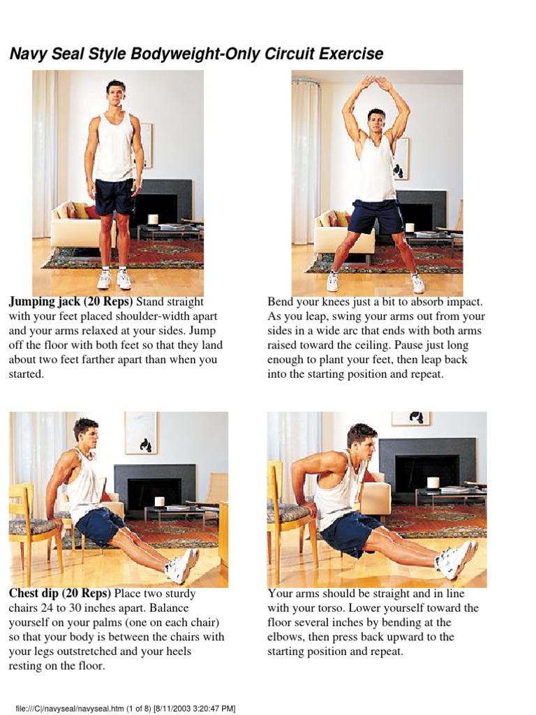 US Navy SEAL Workout | PDF | Foot | Human Anatomy