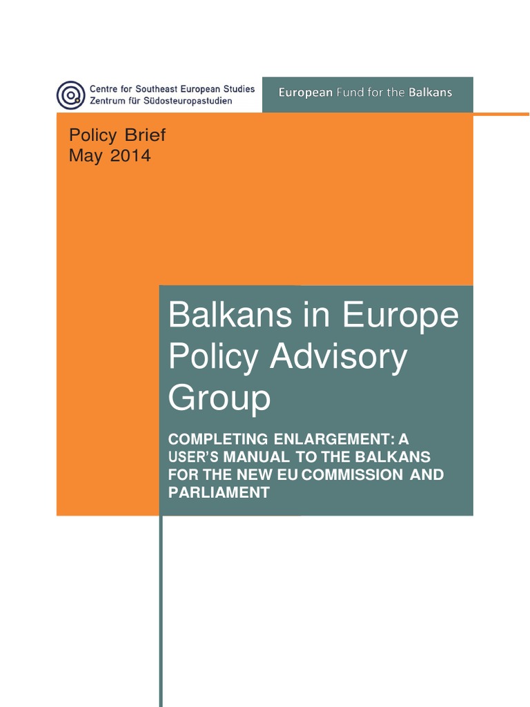 Policy Brief Commission | PDF | Enlargement Of The European Union ...