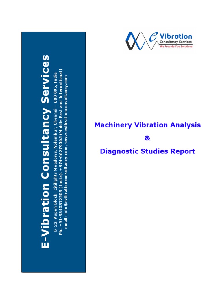 20 - Sample Machinery Vibration Analysis Report | PDF | Bearing ...