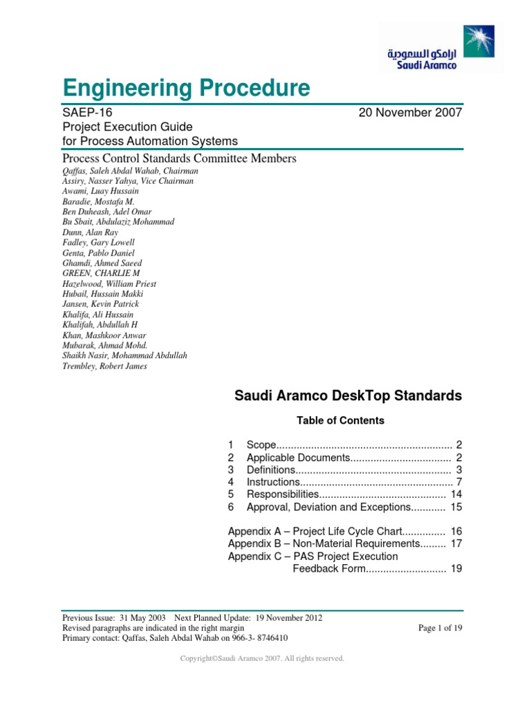 Saep 16 PDF | PDF | Specification (Technical Standard) | Automation