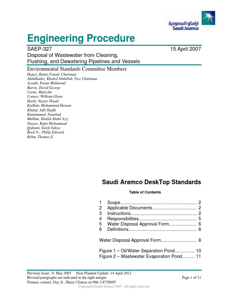 Engineering Procedure