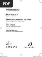 AURIOL - Radio Controlled - Wall Clock | PDF