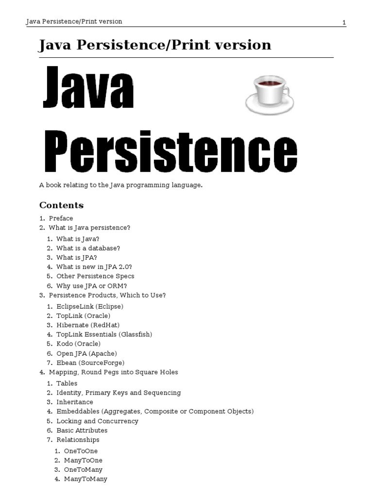 Java Persistence Practice Guide | PDF | Databases | Java (Programming Language)