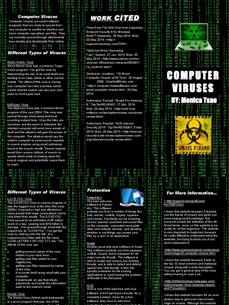 Virus Brochure | Download Free PDF | Computer Virus | Antivirus Software