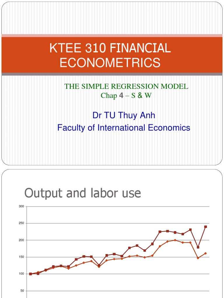 Simple Regression Model | PDF | Errors And Residuals | Ordinary Least Squares