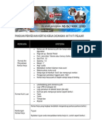 Template Kertas Kerja Penganjuran Program | PDF