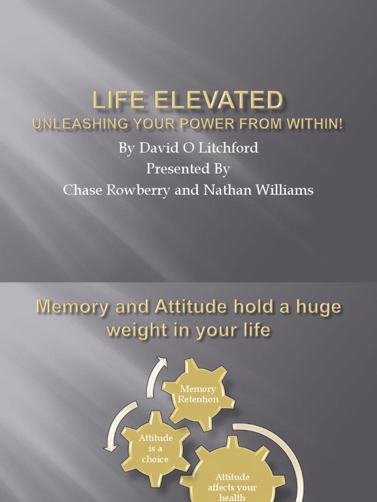 Life Elevated: The Power of Attitude | PDF