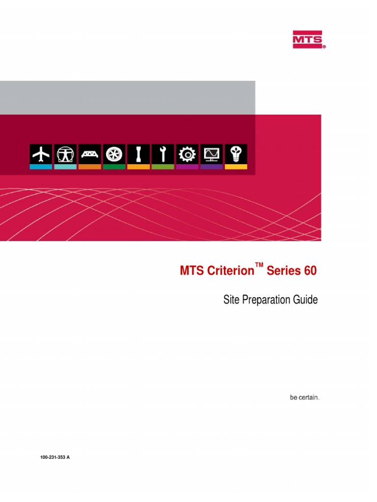MTS Criterion Series 60: Site Preparation Guide | Download Free PDF ...