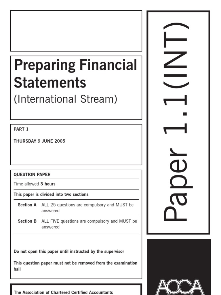 Preparing Financial Statements | PDF | Debits And Credits | Goodwill ...