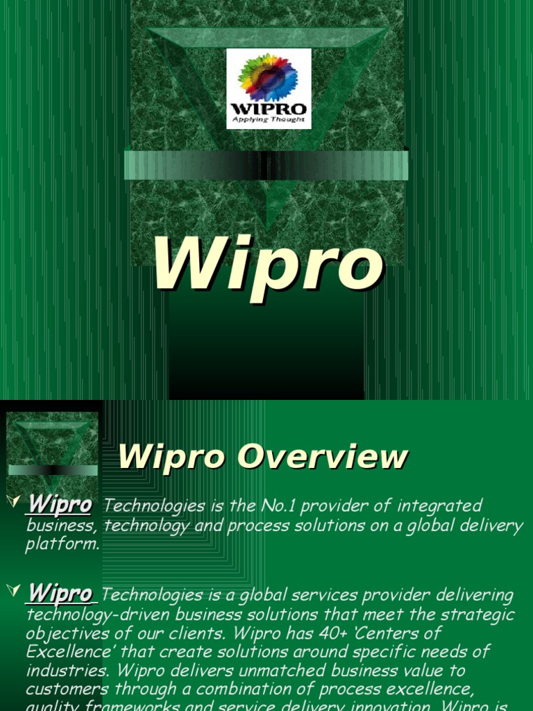 Wipro Overview | Economies | Technology