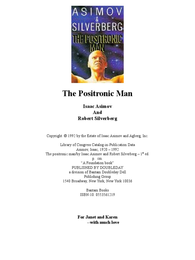 Isaac Asimov, Robert Silverberg The Positronic Man 1995 | Download Free ...