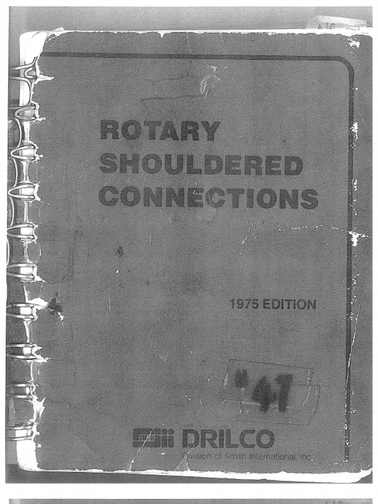 Rotary Shouldered Connections HandBook | PDF | Language Arts ...
