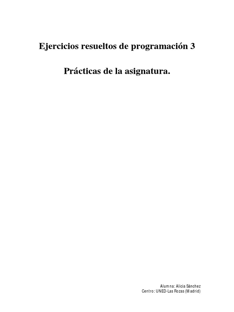 Ejercicios de Practicas | PDF | Java (lenguaje de programación ...