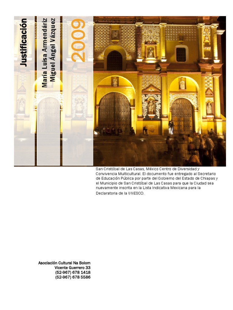 Justificación Patrimonio | PDF | Chiapas | México