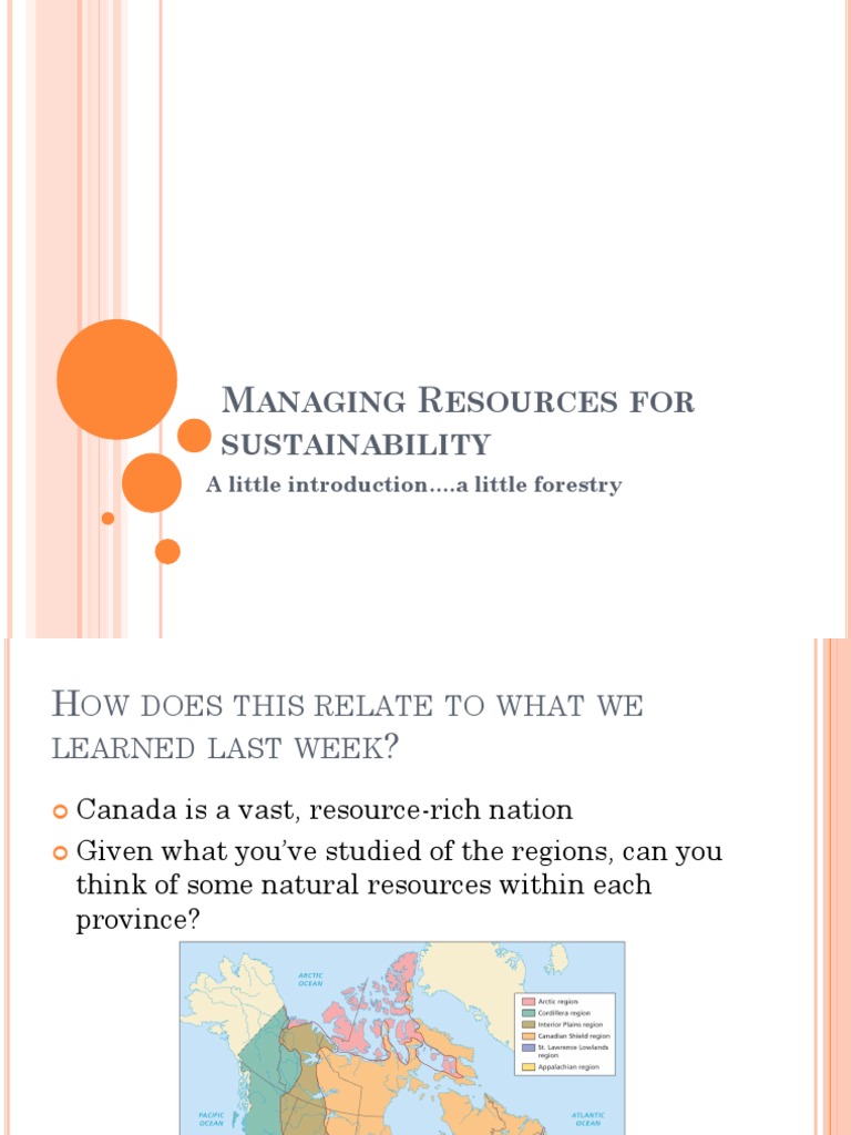 Sustainable Forestry Pdf Forestry Forests