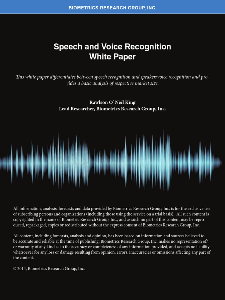 Voice Biometrics | Download Free PDF | Digital Signal Processing ...