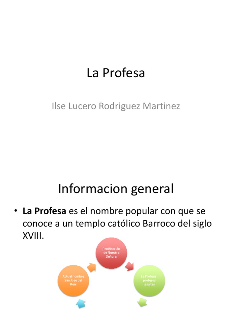La Profesa | PDF | Sociedad de jesus | Período moderno temprano
