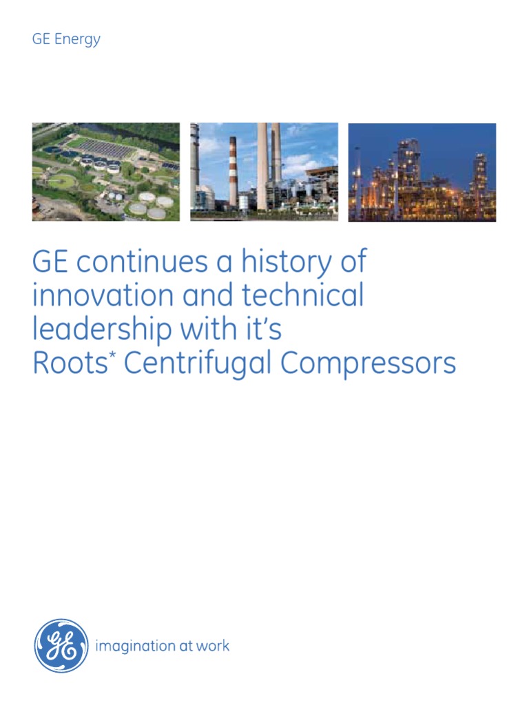 GE Roots Compressors Brochure | PDF | Gas Compressor | Transmission ...