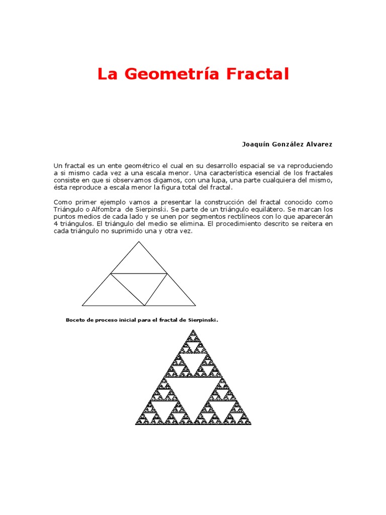 Teoria Fractal | PDF | Ciencia y matemáticas