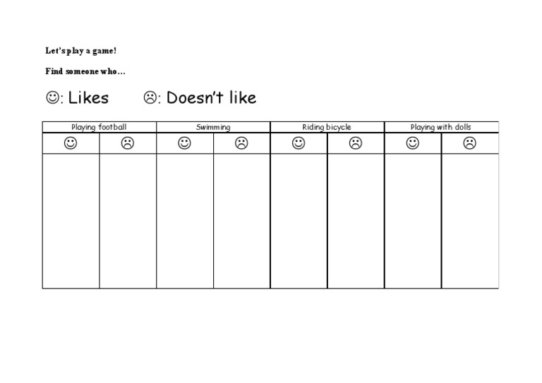 Activite Handout | PDF | Sports & Recreation | Games & Activities