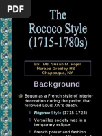 Rococo Art PowerPoint | PDF | Style | Decorative Arts