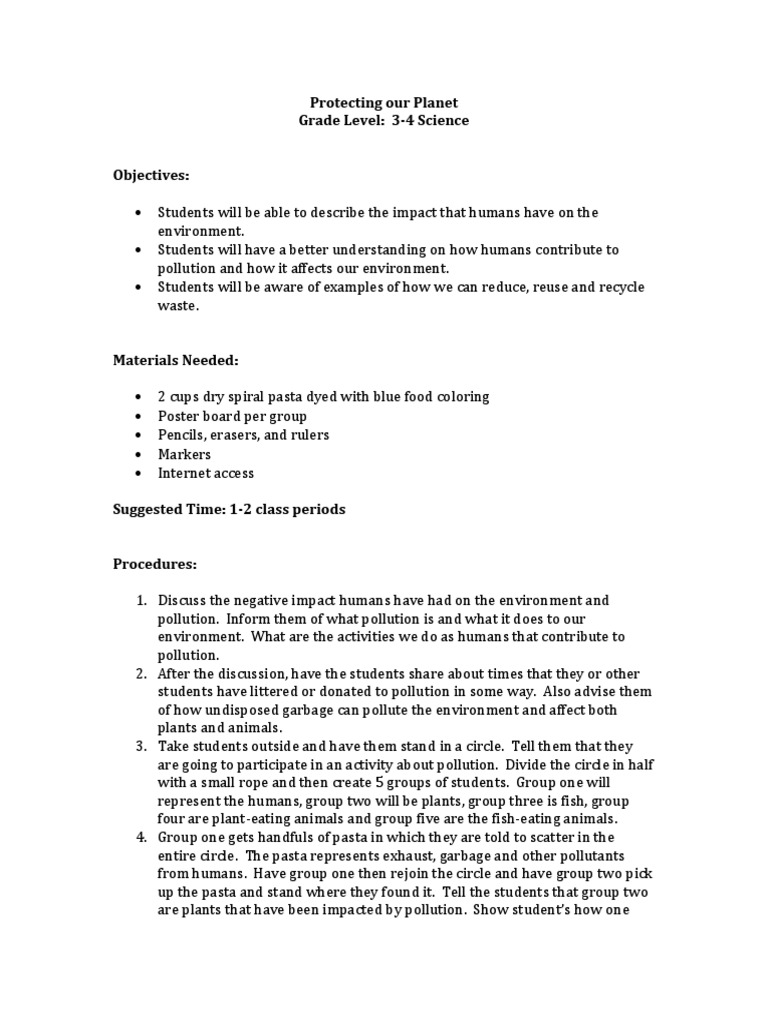 Understanding Pollution for Kids | PDF | Pollution | Recycling