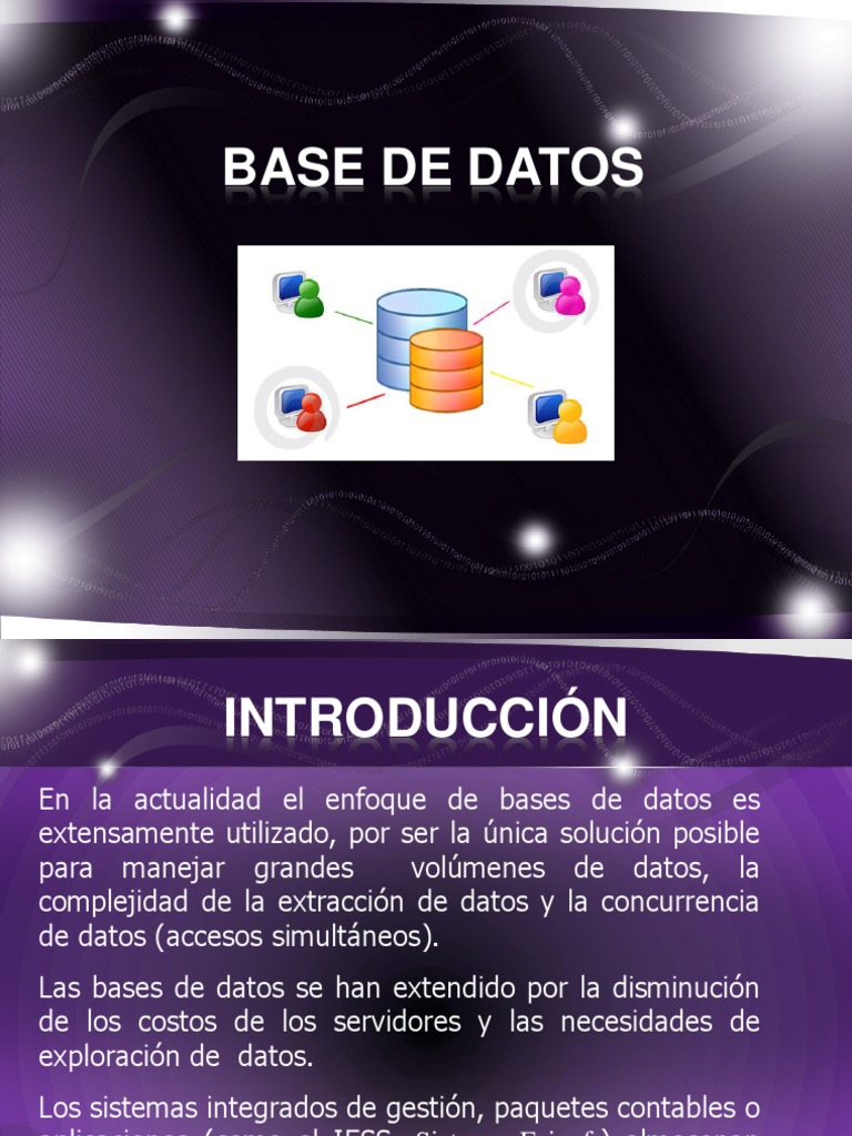 Base de Datos - Uteqclase1 | Bases de datos | Tecnologías de la información