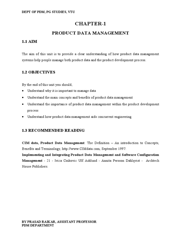 PDM Notes | PDF | New Product Development | Software Development