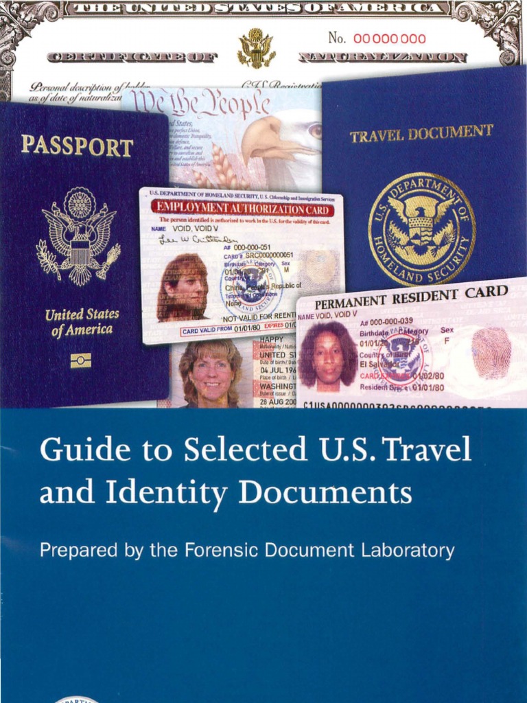 ICE - Guide To Selected U.S. Travel and Identity Documents (M-396 ...