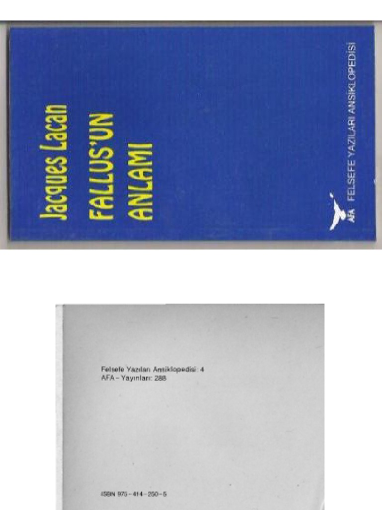 (Jacques Lacan) Fallus'Un Anlamı | PDF