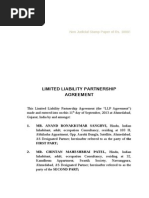 Draft of LLP Agreement | PDF | Limited Liability Partnership | Law