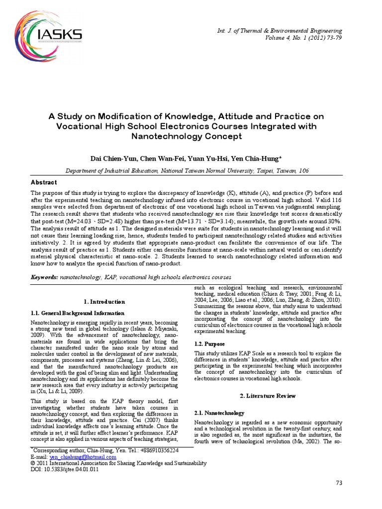 Kap Model 2 PDF | PDF | Experiment | Student's T Test