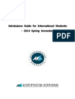 Admissions For International Students | PDF | Engineering | Science