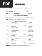 Overhead Crane Load Test Procedures