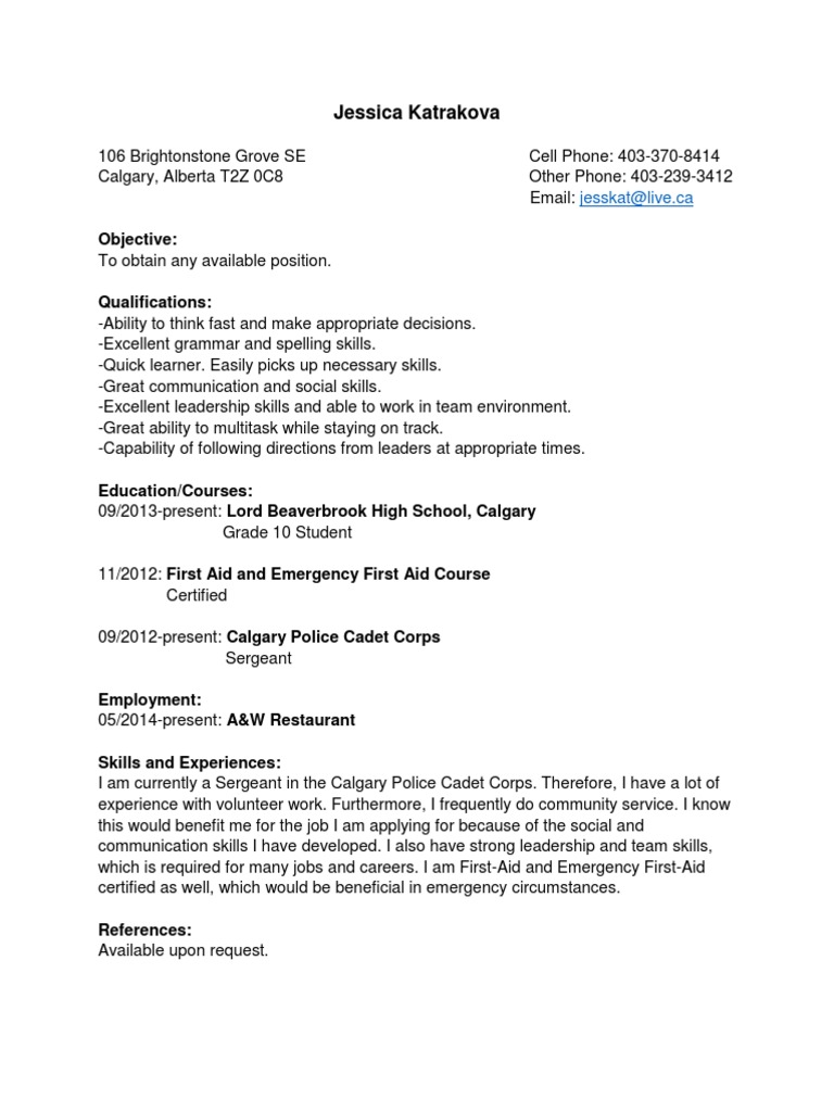 Job Resume | PDF | Career & Growth
