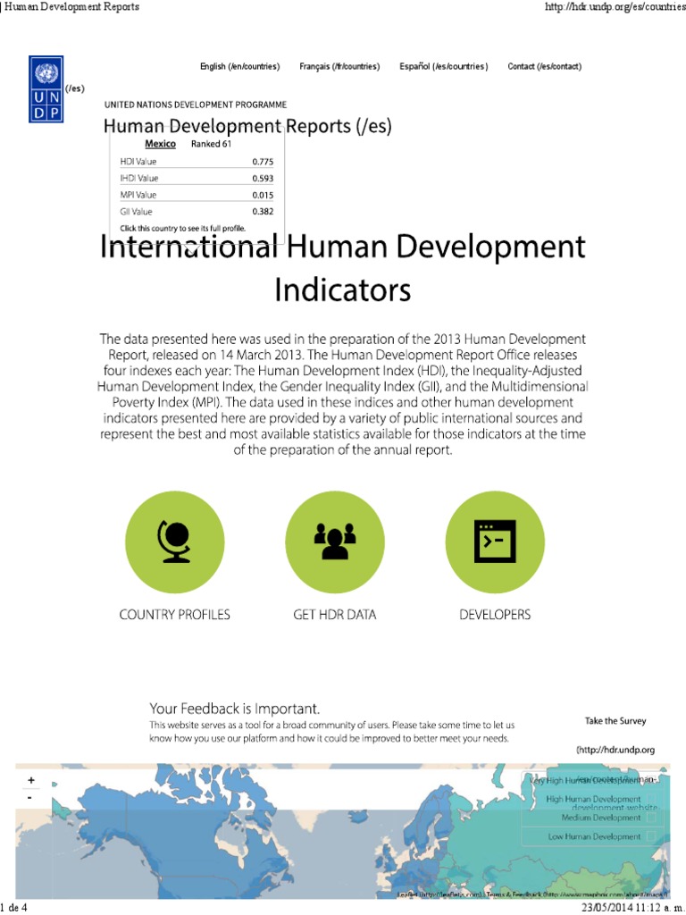 Human Development Reports Overview | PDF | Business