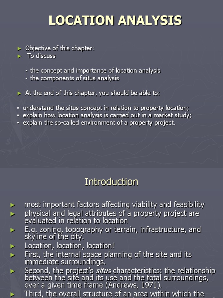 Location Analysis Uncovers Property Viability | PDF | Accessibility ...