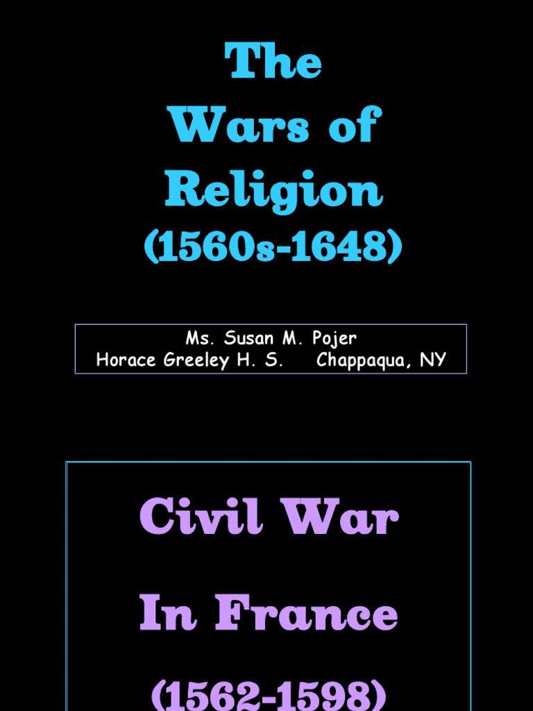European Religious Wars Overview | PDF