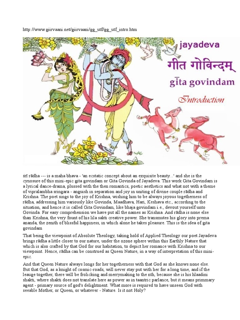 Jayadeva Gita Govindam Bilingue | PDF | Religion And Belief
