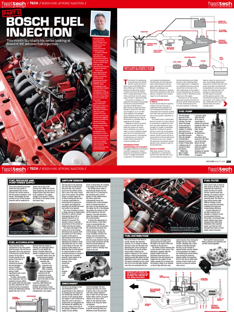 Bosch Fuel - Tech | PDF | Fuel Injection | Pump