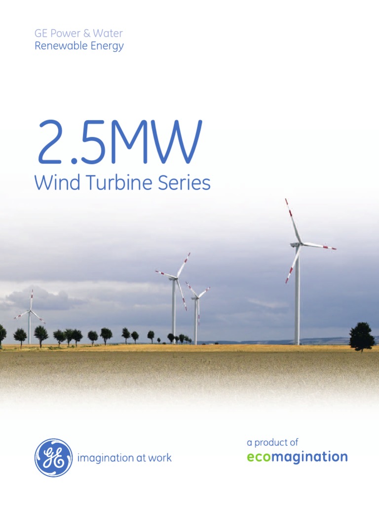 GE Wind Brochure | PDF | Wind Power | Wind Turbine