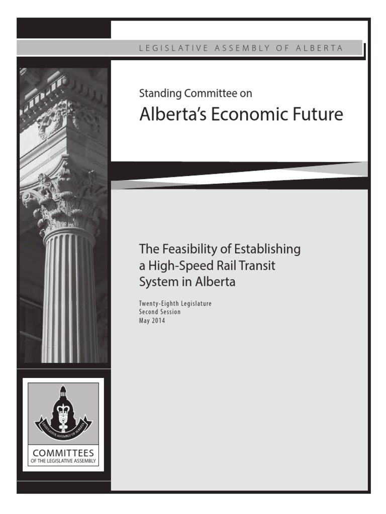 The Feasibility of Establishing A High-Speed Rail Transit System in ...
