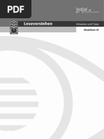 TestDaf - Modelltest (2021) | PDF