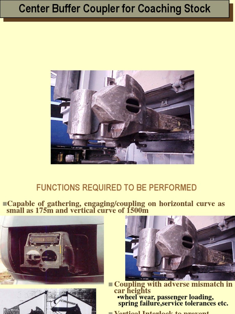 CBC Coupling Indian Railway | PDF | Transportation Engineering | Transport